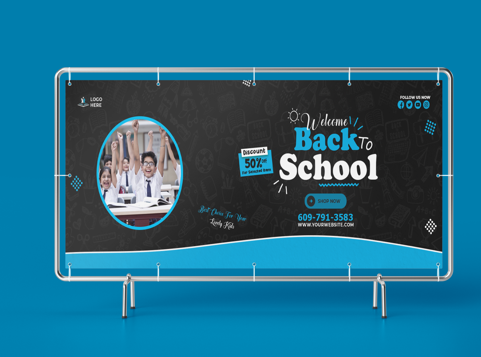 School Banner by Afaq Raziq on Dribbble