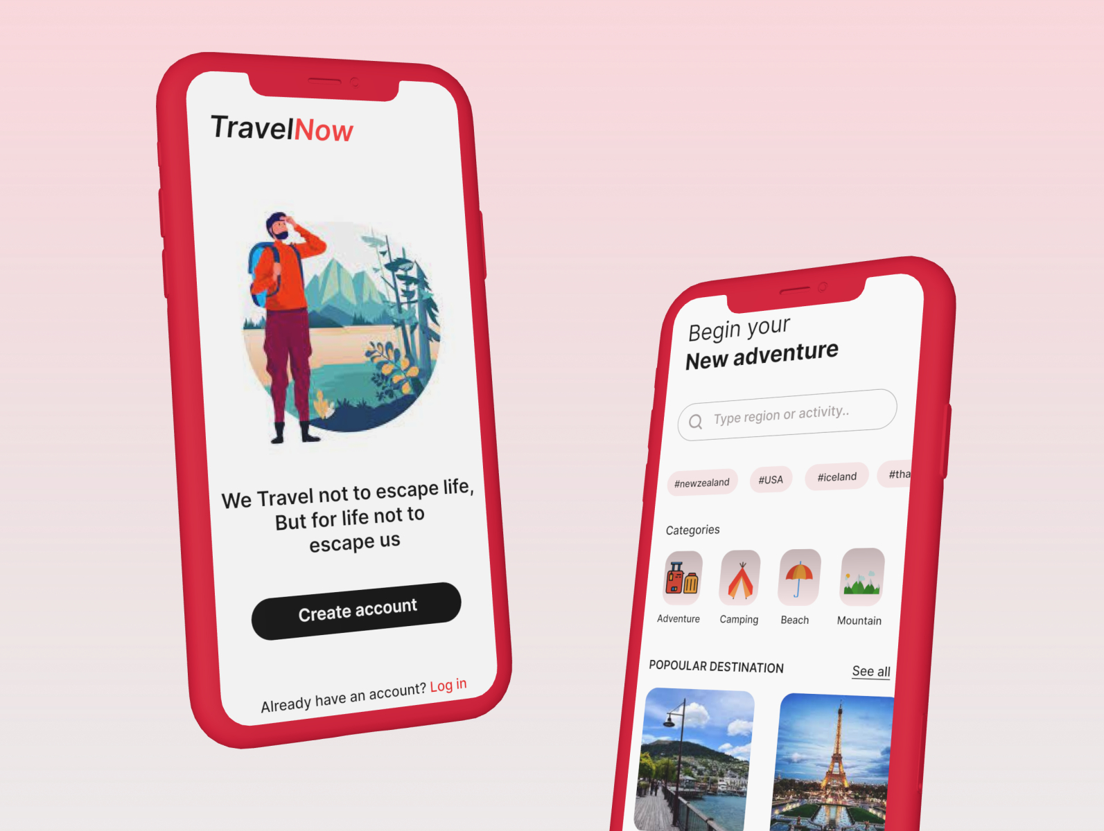 TravelNow by Pankti Shah on Dribbble