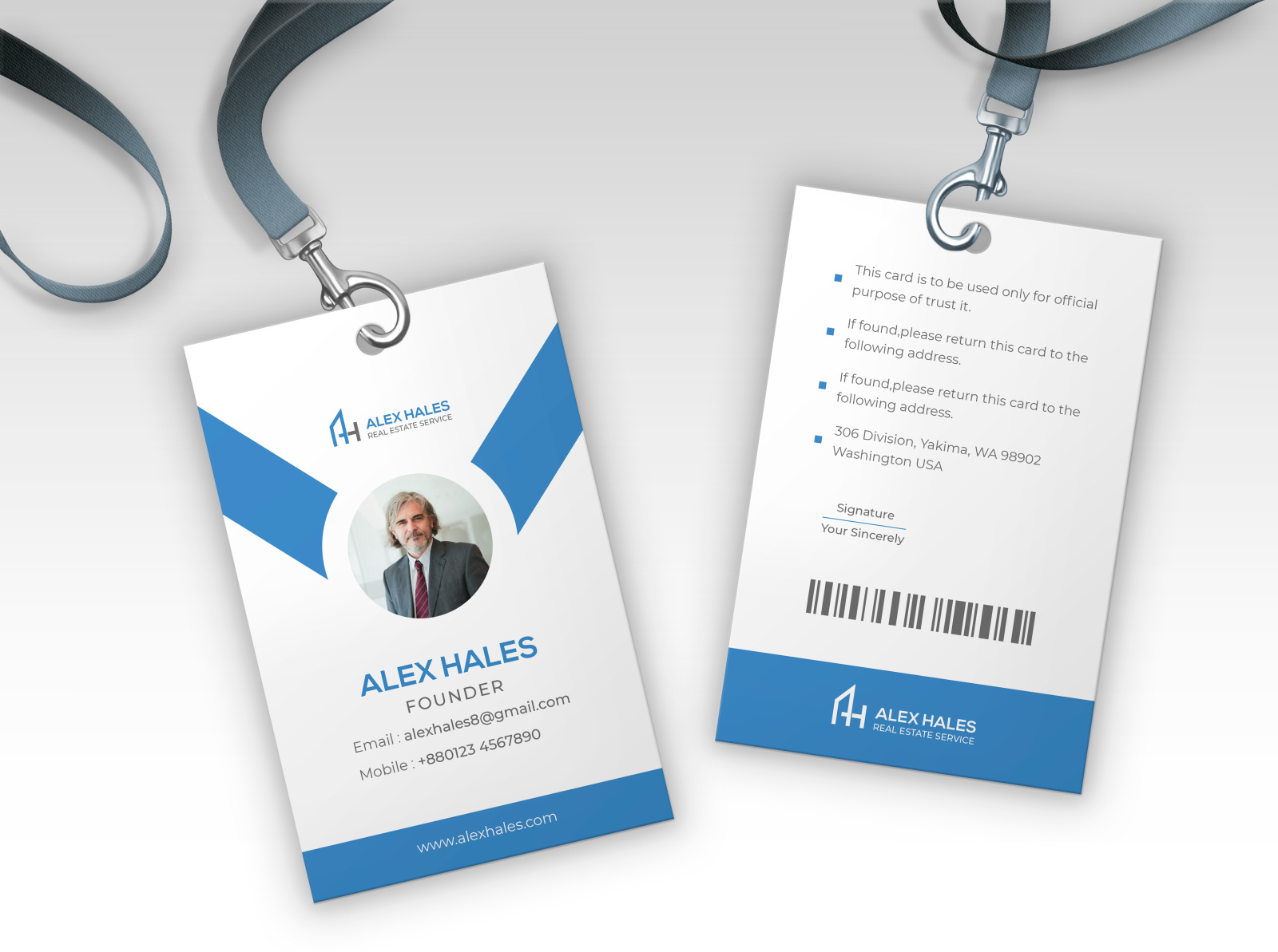 ID Card Design by Owaly Ullah on Dribbble