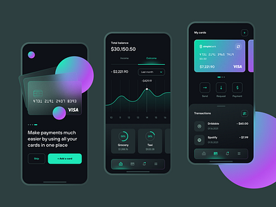 Wallet UI designs, themes, templates and downloadable graphic elements ...