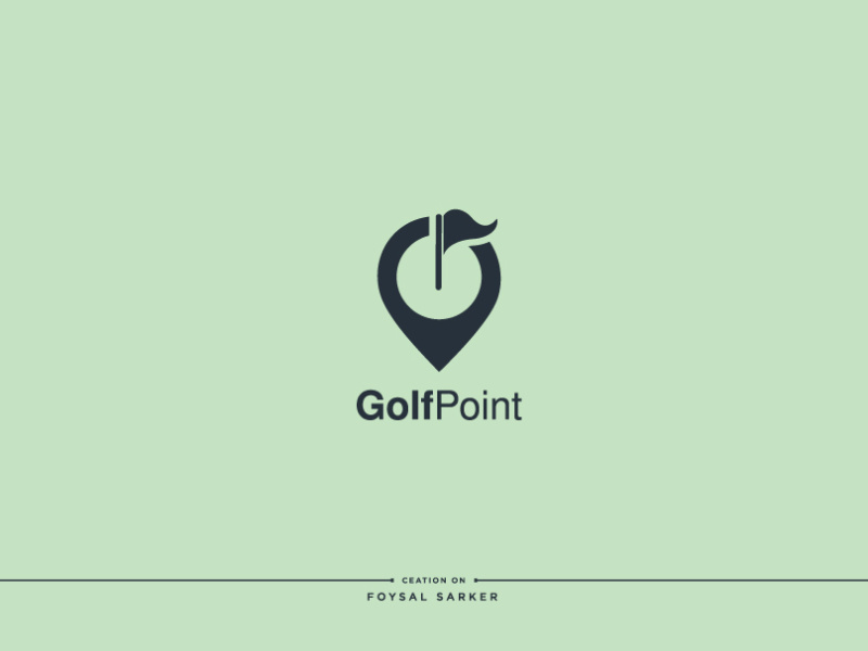 Golf Point Logo by Creative Foysal on Dribbble