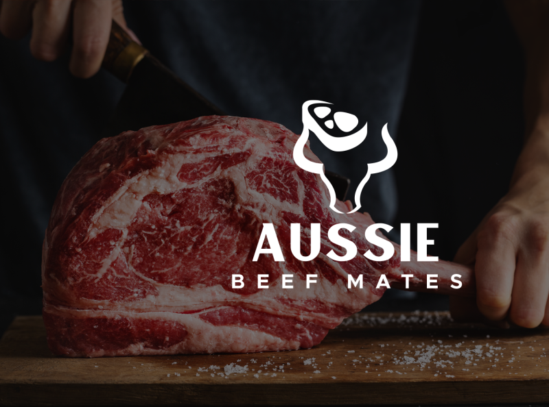 BEEF SHOP LOGO DESIGN by YASMIN ALI on Dribbble
