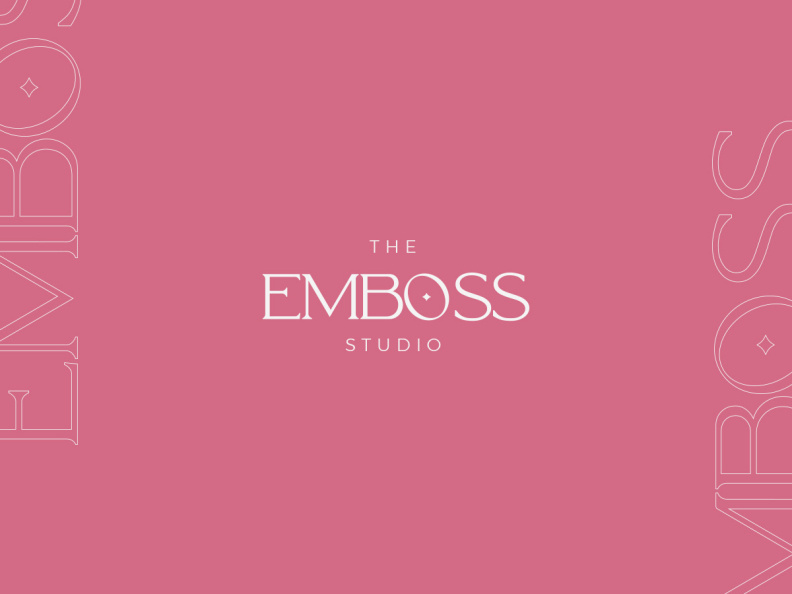Emboss Studio Logo by Cong Son Tr. on Dribbble