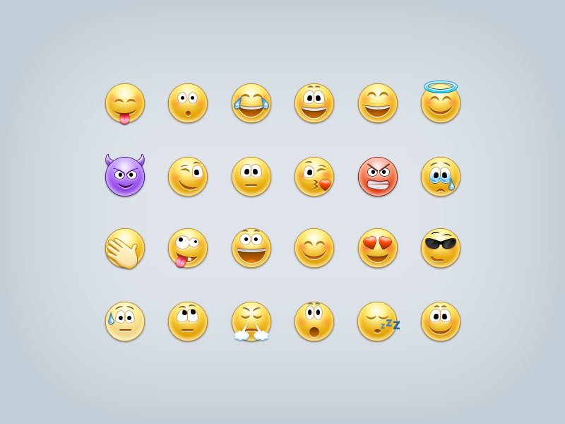 Emoticons by Konstantin Kopachinsky on Dribbble