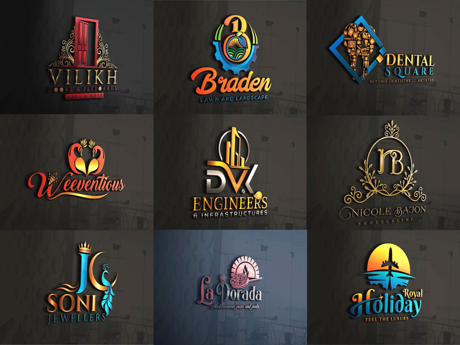 3D LOGO DESIGN by Awais Waseem on Dribbble