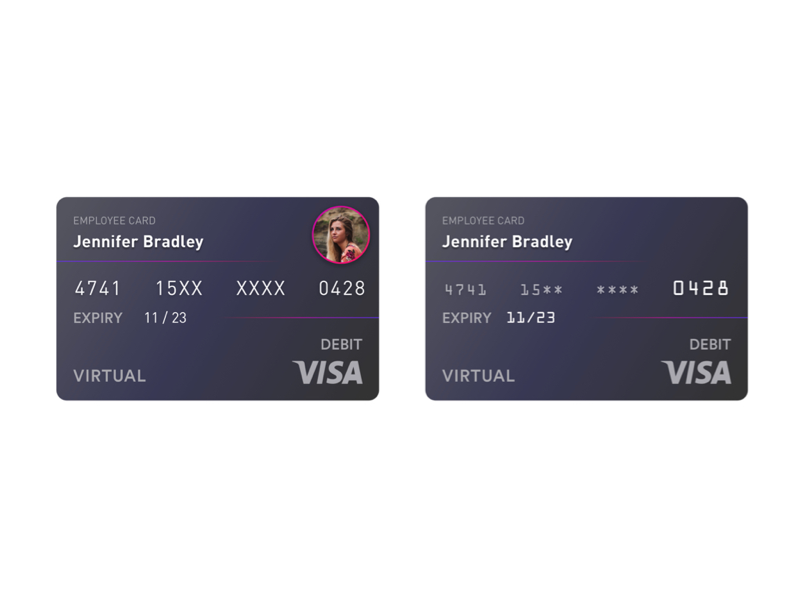 Virtual cards by Jithesh Ramesh on Dribbble