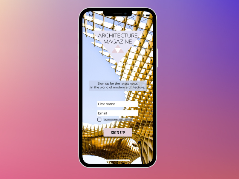 Daily UI Challenge #1 by Henrik Pultz Melbye on Dribbble