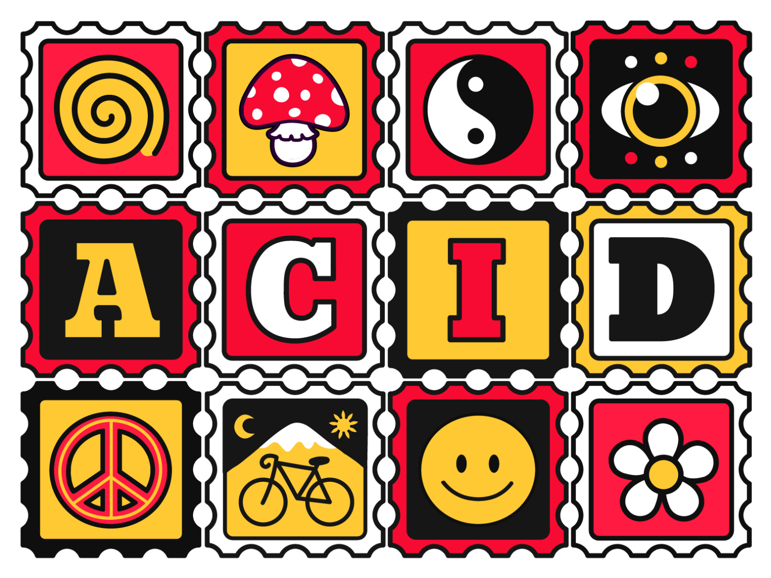 Acid marks by Slavko Kahovsky on Dribbble