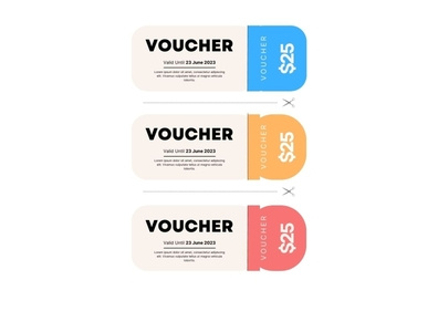 Vouchers by Radu Valentin Iordan on Dribbble