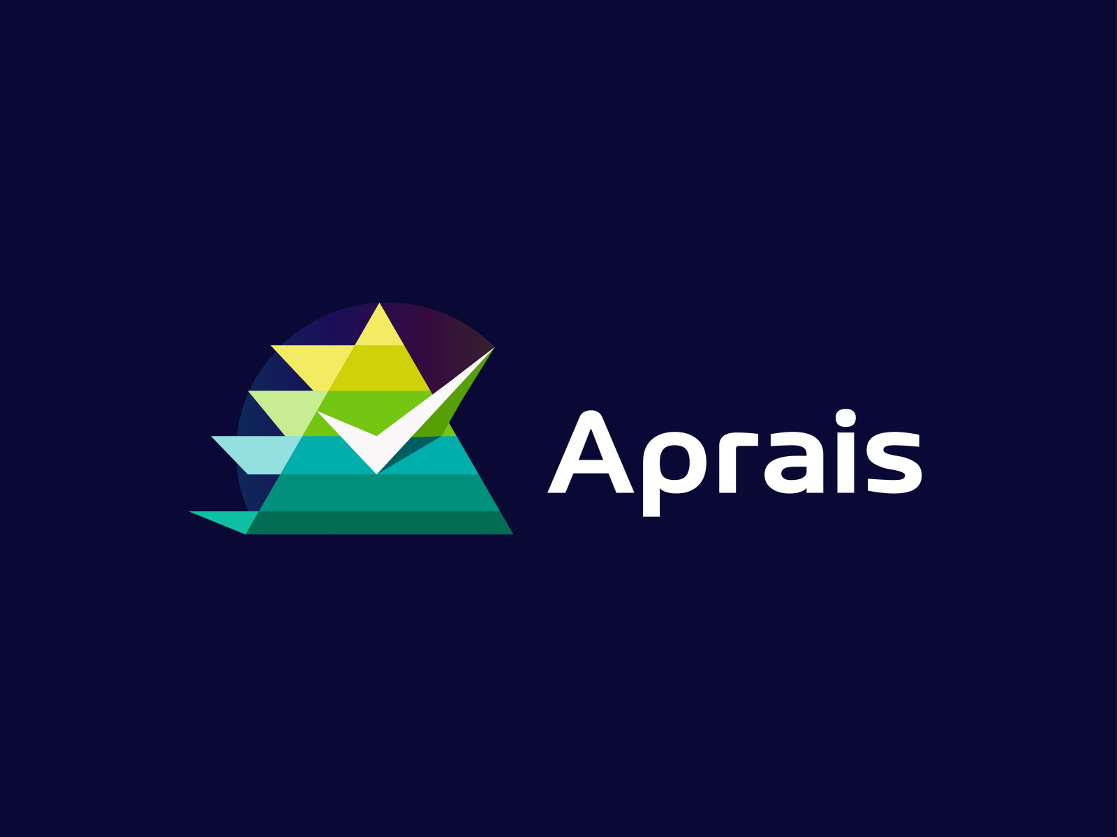 Aprise A Iconic Logo, Triangle Logo, raising sun concept by Bithika ...