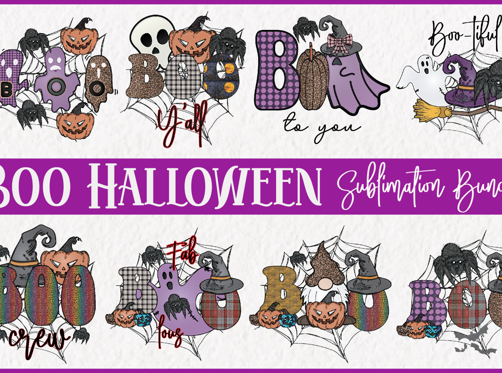 Boo Halloween Sublimation Bundle by Joyals Sat on Dribbble