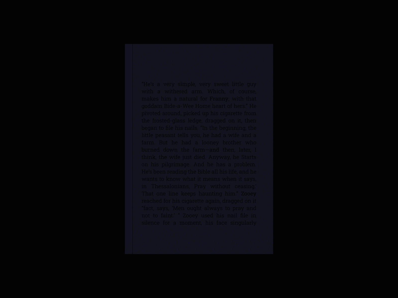 Franny And Zooey Poster