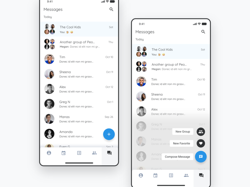 Daily UI Design: Compose New Message by Kasey Randall on Dribbble