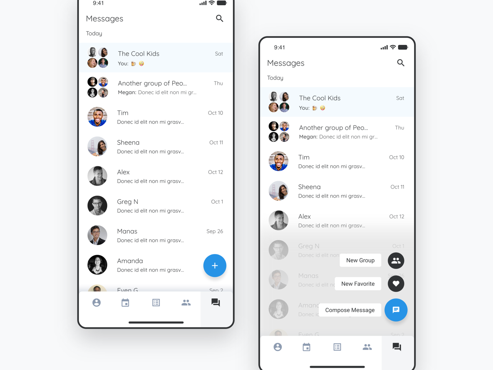 Daily UI Design: Compose New Message by Kasey Randall on Dribbble