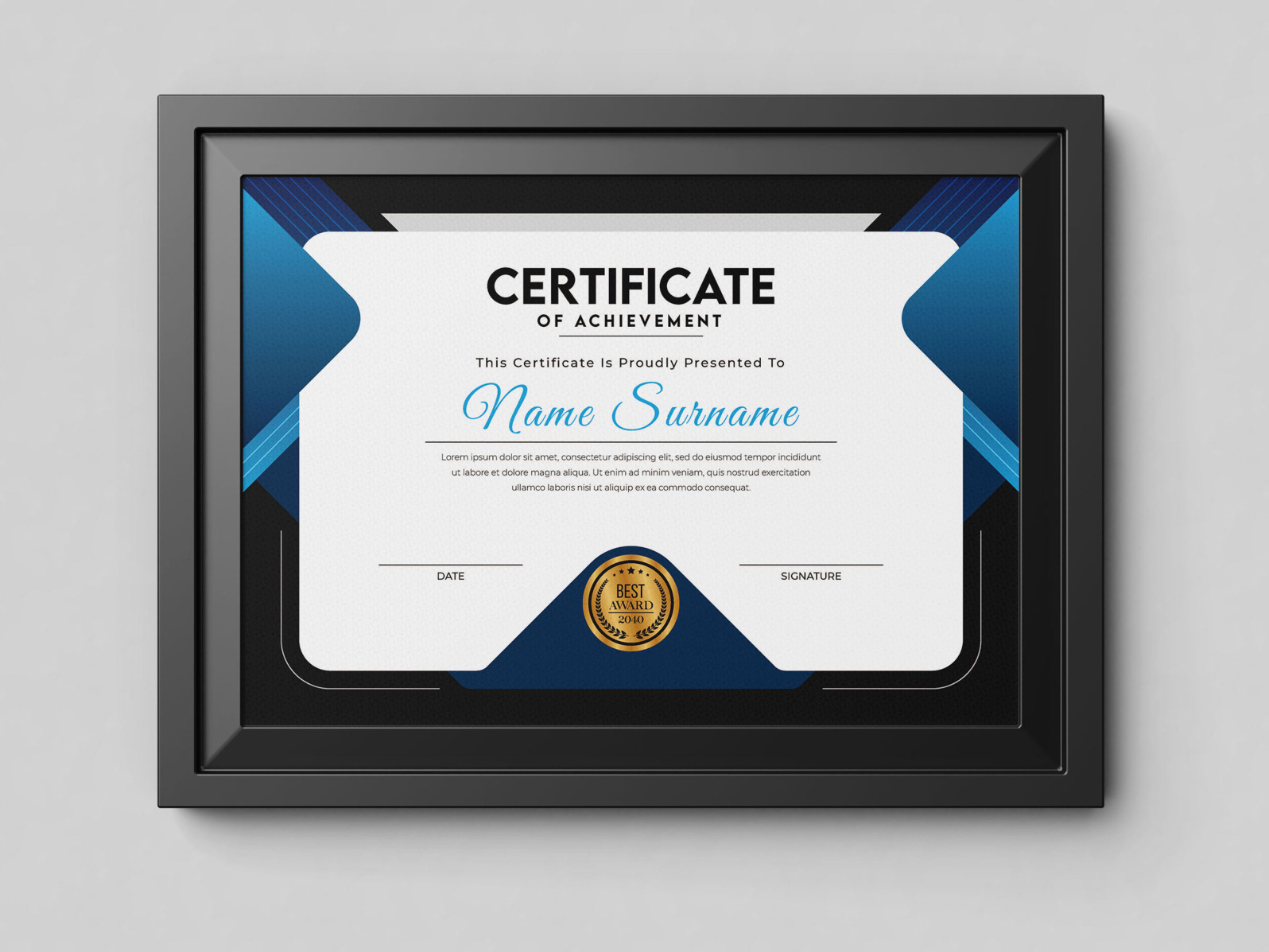 Creative And Unique Certificate Template by Pixabee on Dribbble