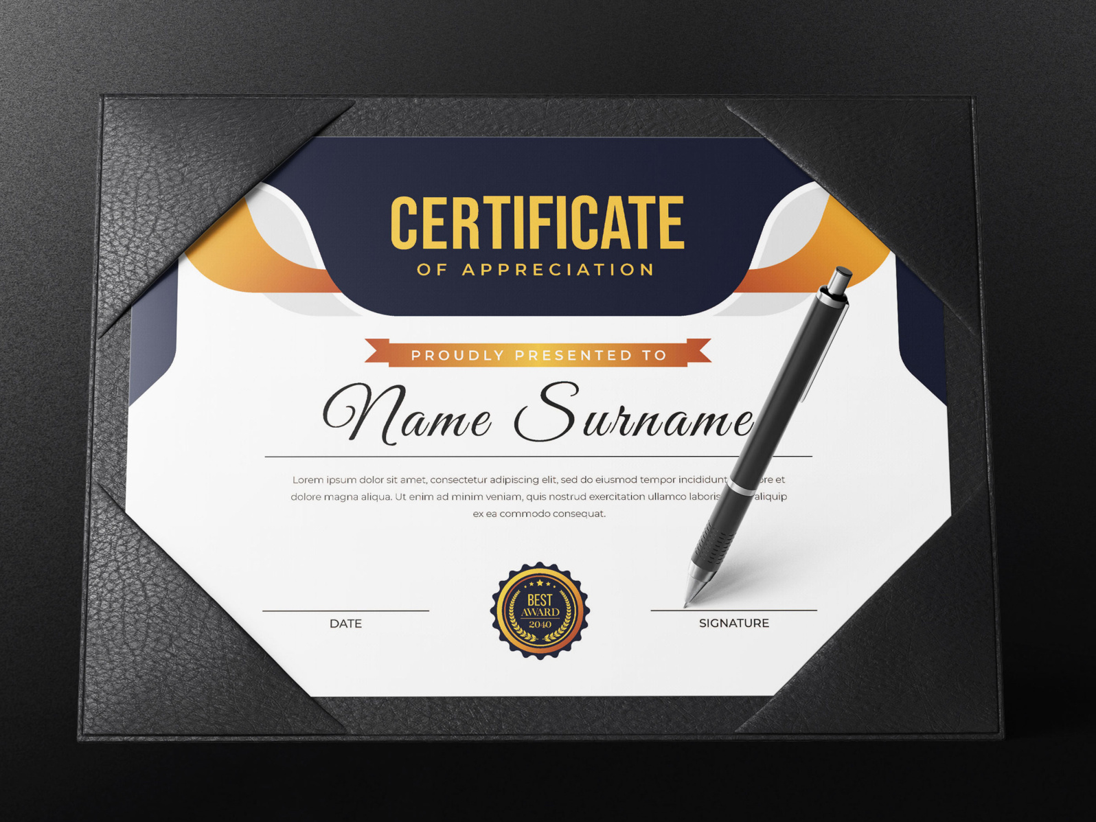 Modern And Unique Certificate Template by Pixabee on Dribbble
