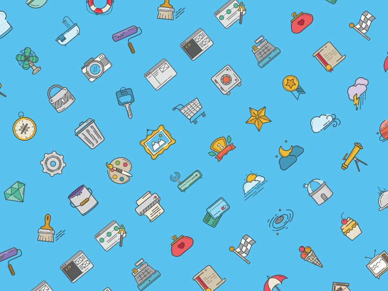 Big Icons Set by Agata Krych on Dribbble