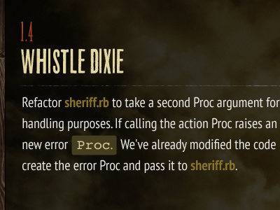 Whistle Dixie by Jason Vanlue for Code School on Dribbble