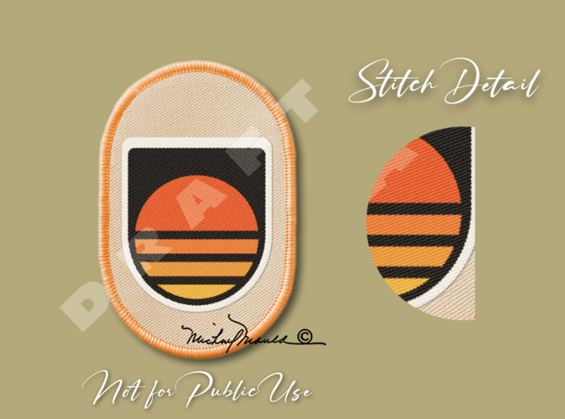 Mockup Embroidery Patch by Michael Mould on Dribbble