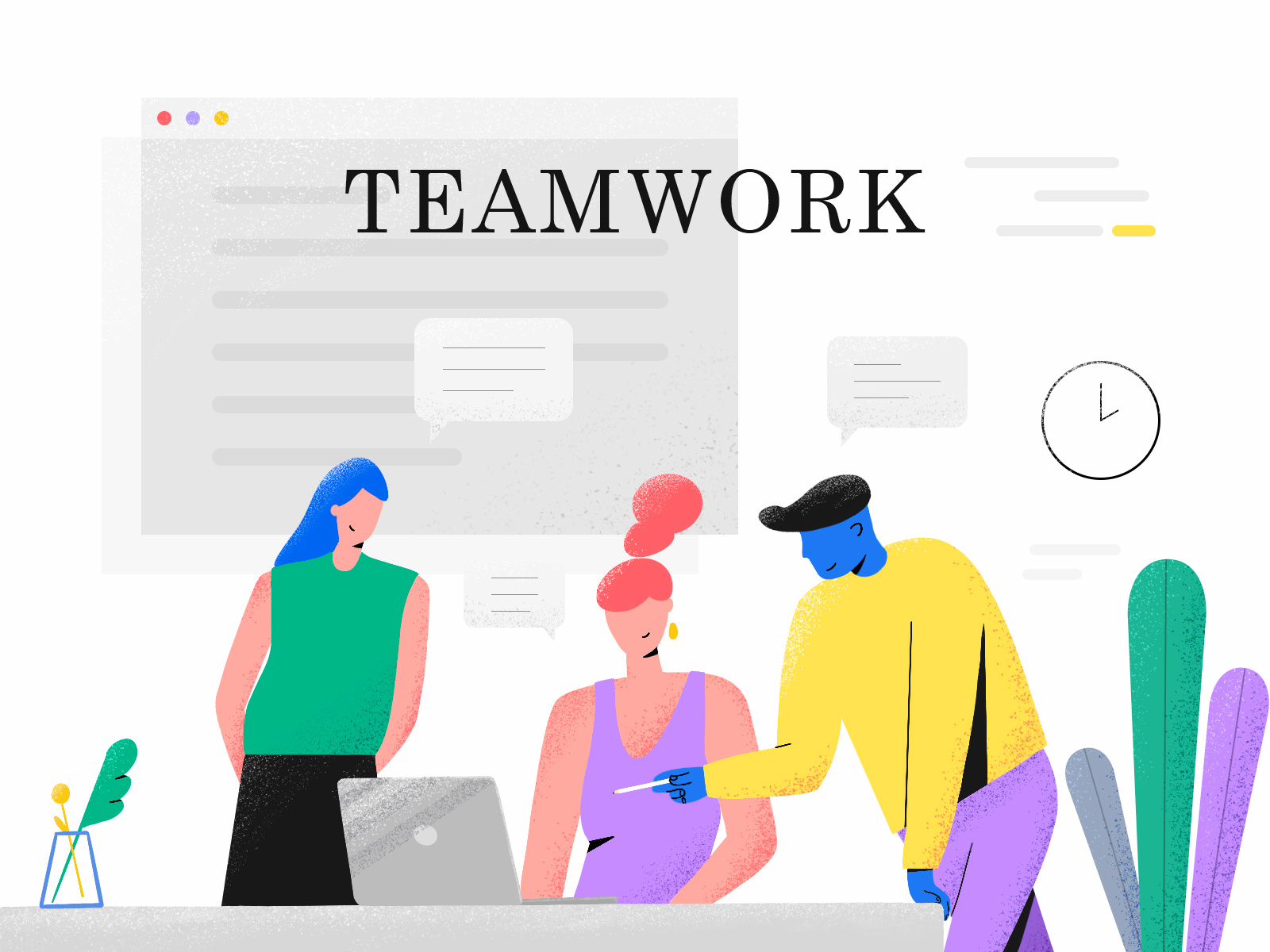 Teamwork by Wyne on Dribbble