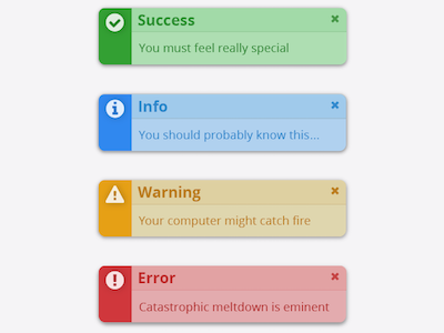 Notifications by Brett Stevenson on Dribbble