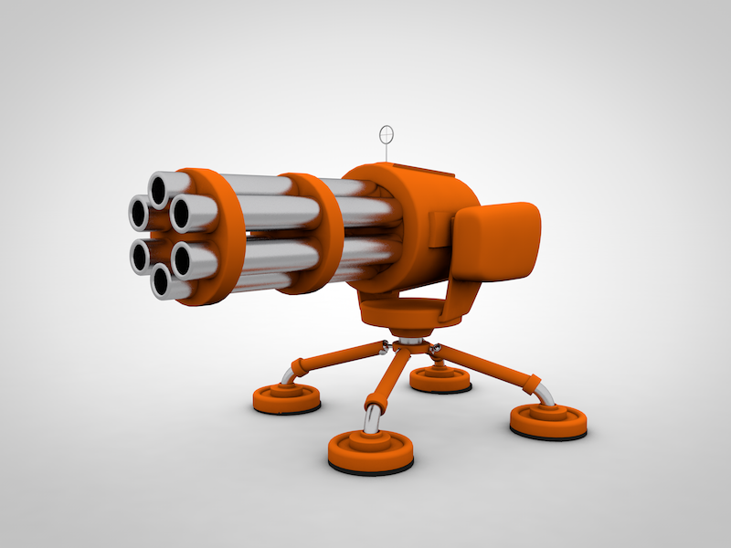 Animated Kryptonite Gun