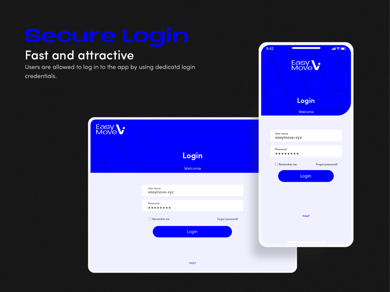 Easy Move - app UI by Bilal Akhtar on Dribbble