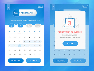 DAILY SIGN IN by Salted Fish on Dribbble