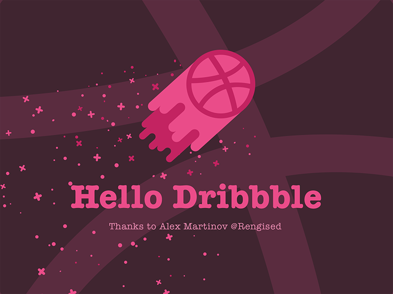 Hello Dribbble! by Dima Serhieiev on Dribbble