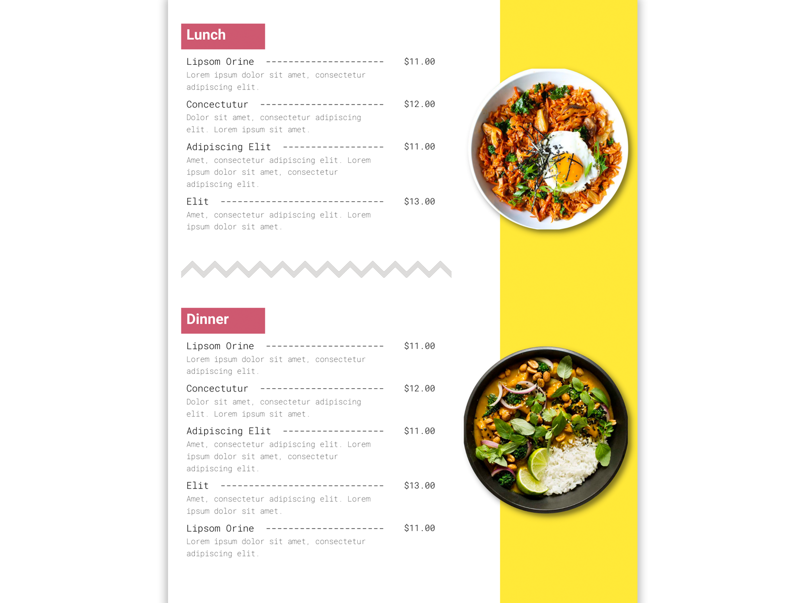 Rice Bowl Mock Menu Pg 2 By Michael Kelly On Dribbble rice-bowl-mock-menu-pg-2-by-michael-kelly-on-dribbble