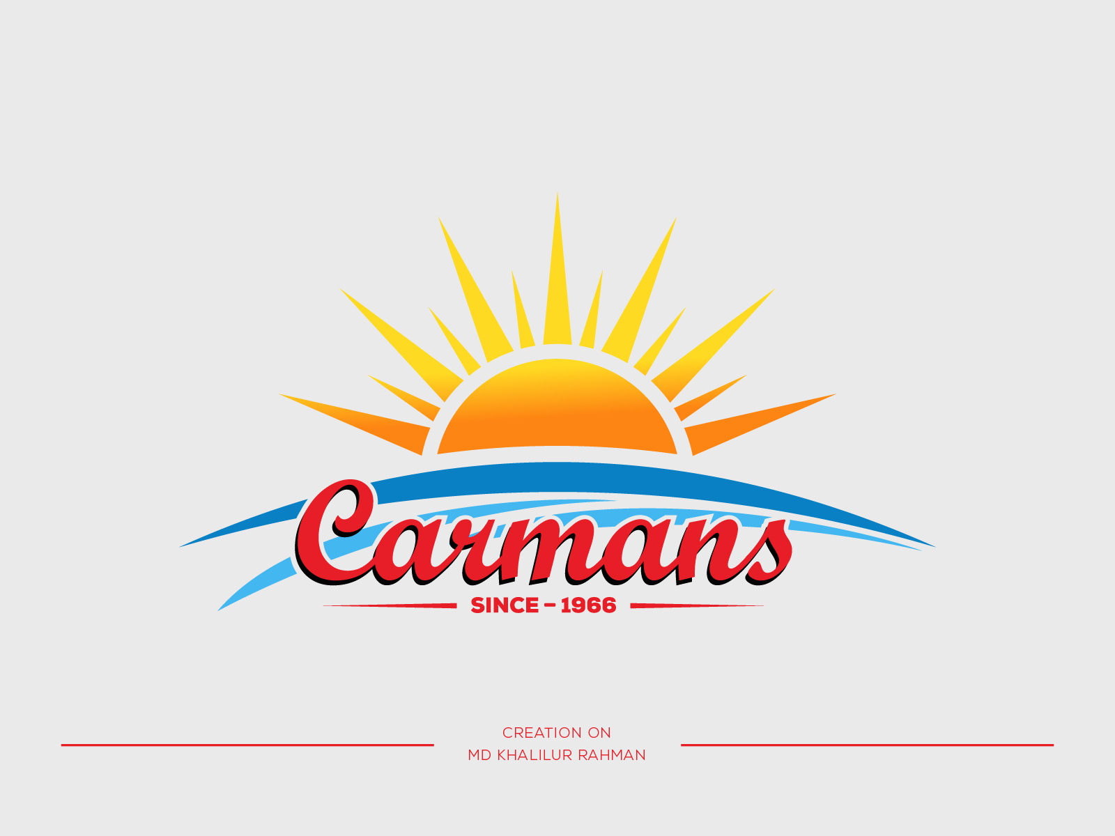 Sun Modern logo by Md Khalilur Rahman on Dribbble