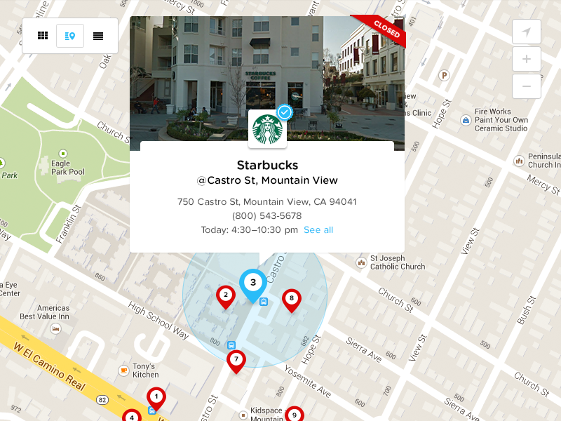 Map View by Justin Woods on Dribbble