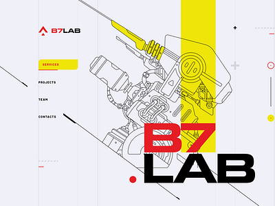 B7 Lab / Web site design / Animation by Mike | Creative Mints on Dribbble