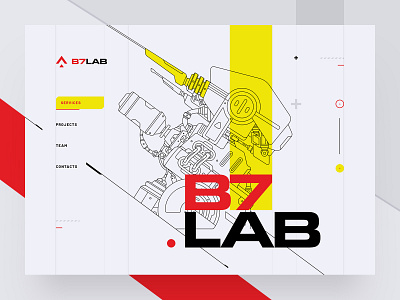 B7 Lab / Web site design / Animation by Mike | Creative Mints on Dribbble