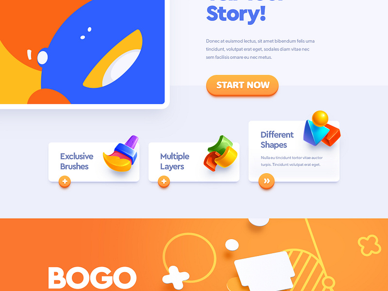 Bogo Apps / Web site design by Mike | Creative Mints on Dribbble