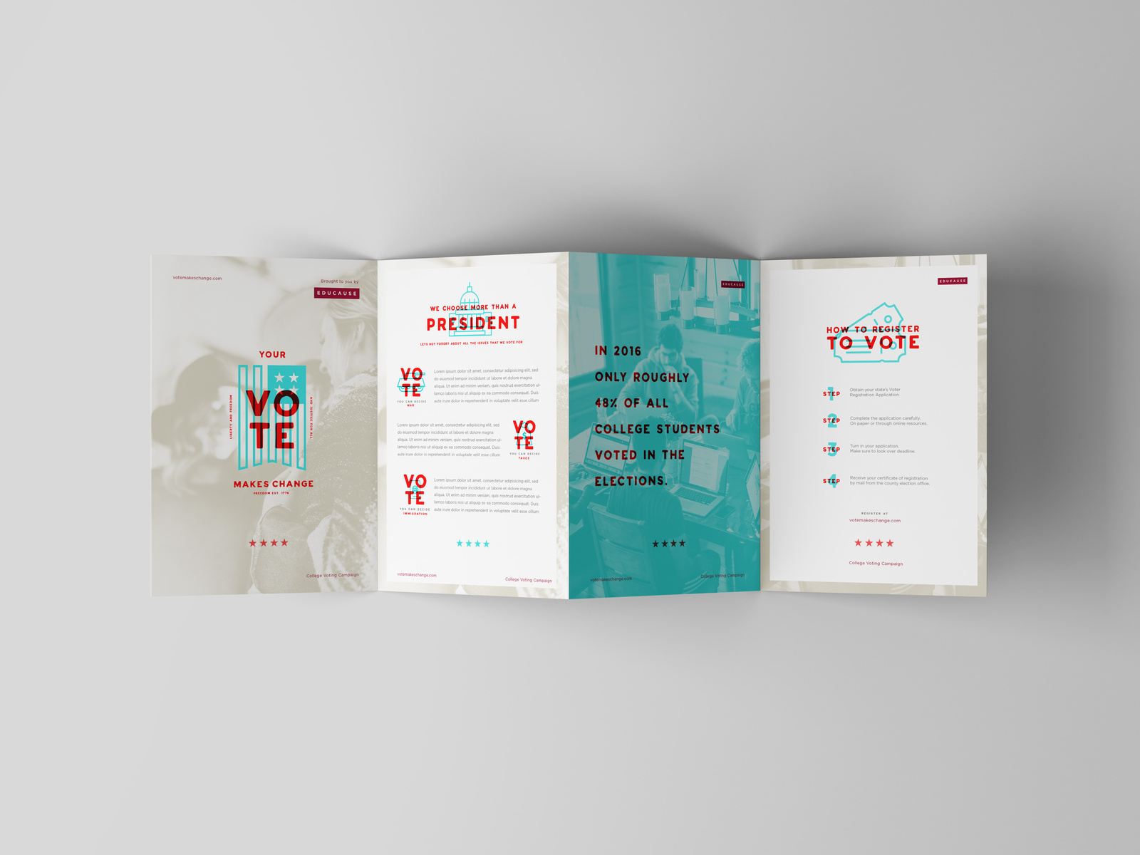 Voting Brochure by Alex Haro on Dribbble