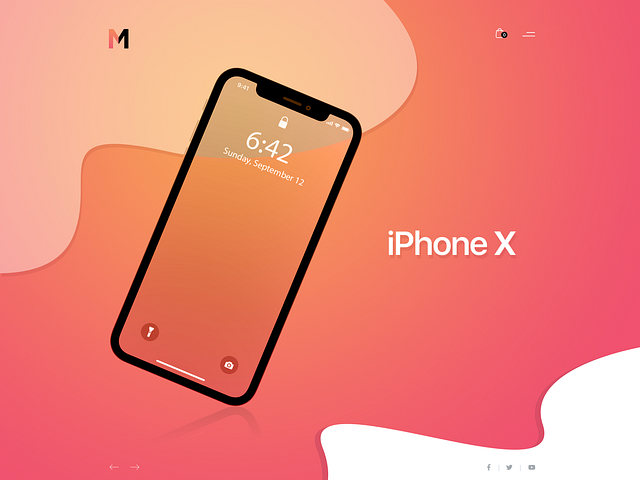 iphone X Banner ad design. by Razibur Rahman on Dribbble