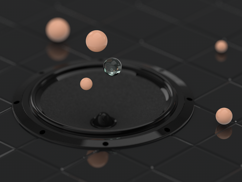 Frequency for levitation by Guillaume Guibert on Dribbble
