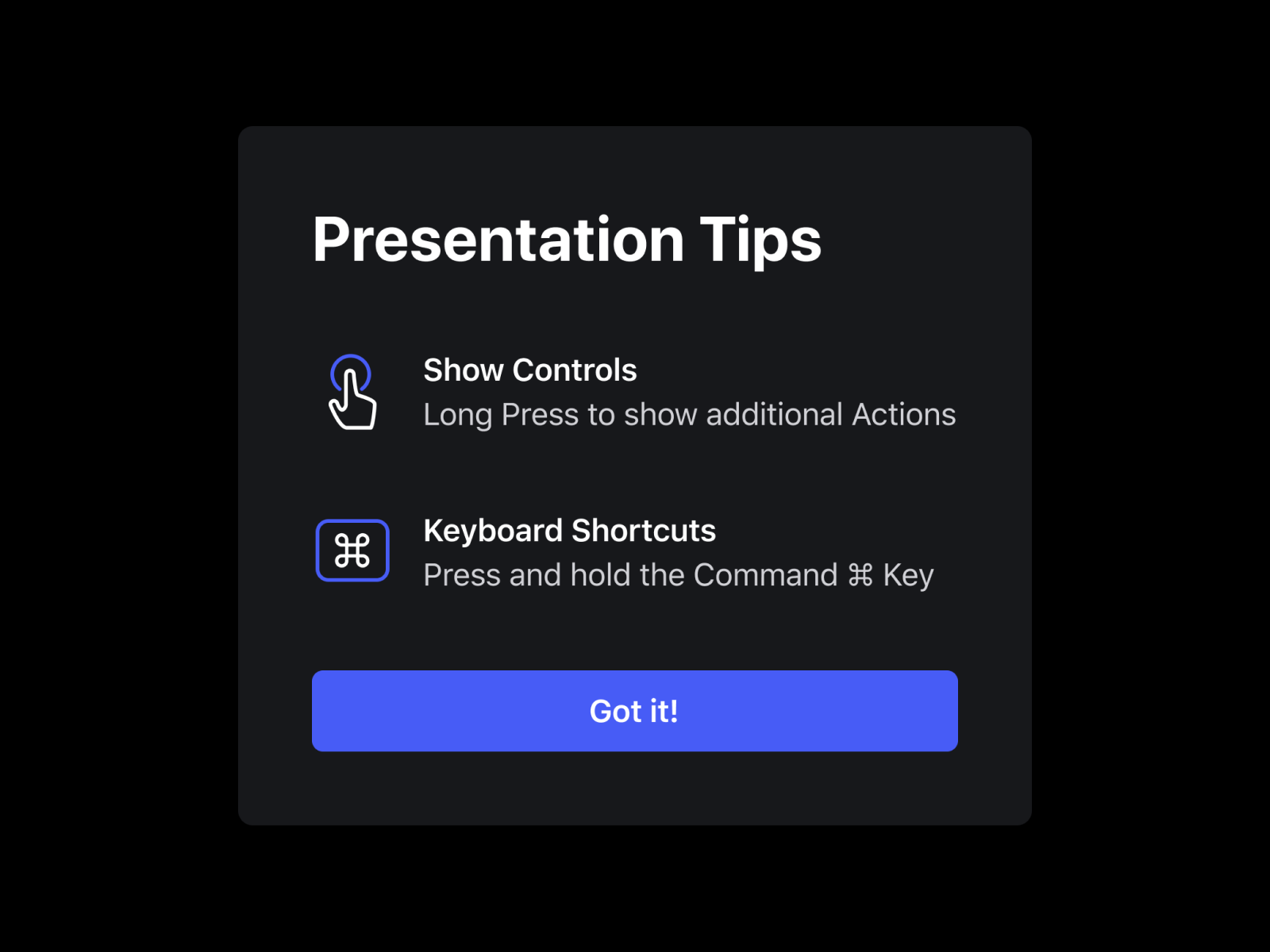 Tips Overlay by Joshua Söhn on Dribbble