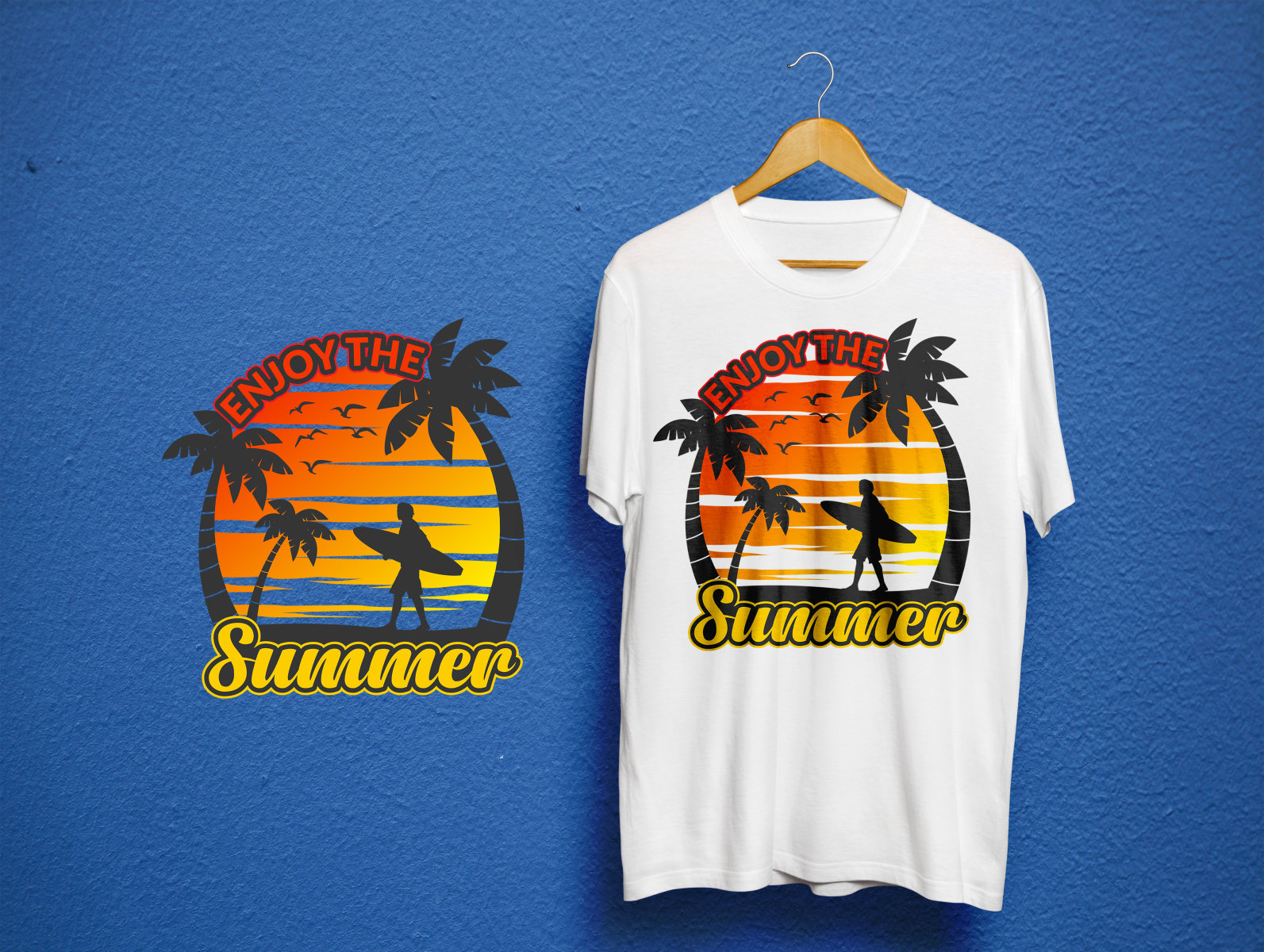 Summer T-shirt Design by Al-Rafi 06 on Dribbble