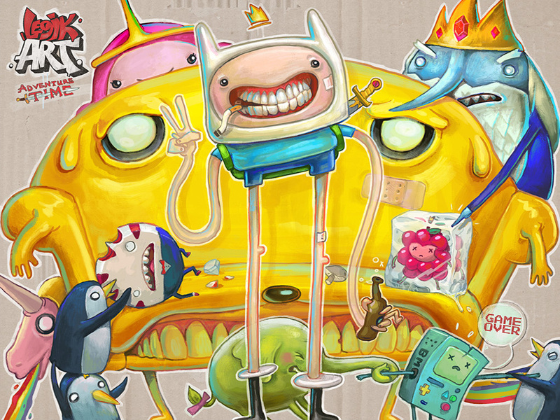 Adventure Time by Oleg Evteev on Dribbble