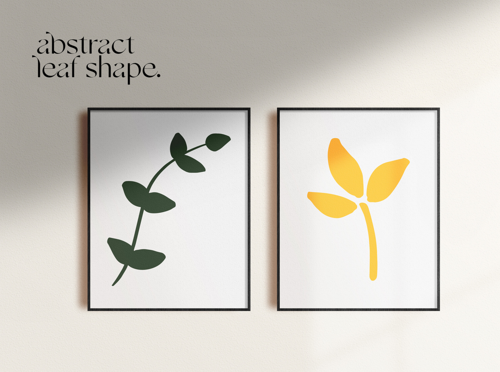 Abstract Leaf Shape by Naurah Elysia Putri on Dribbble