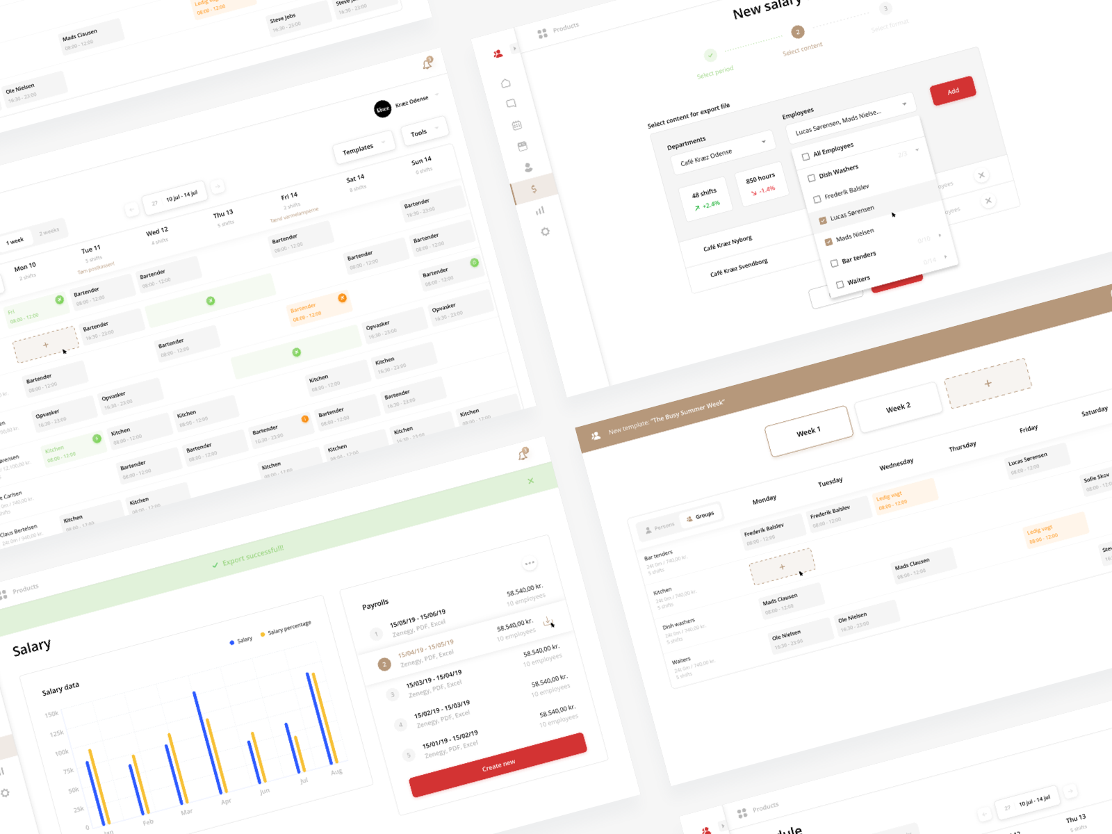 Web App Design - Quickmanager by Frederik Balslev on Dribbble
