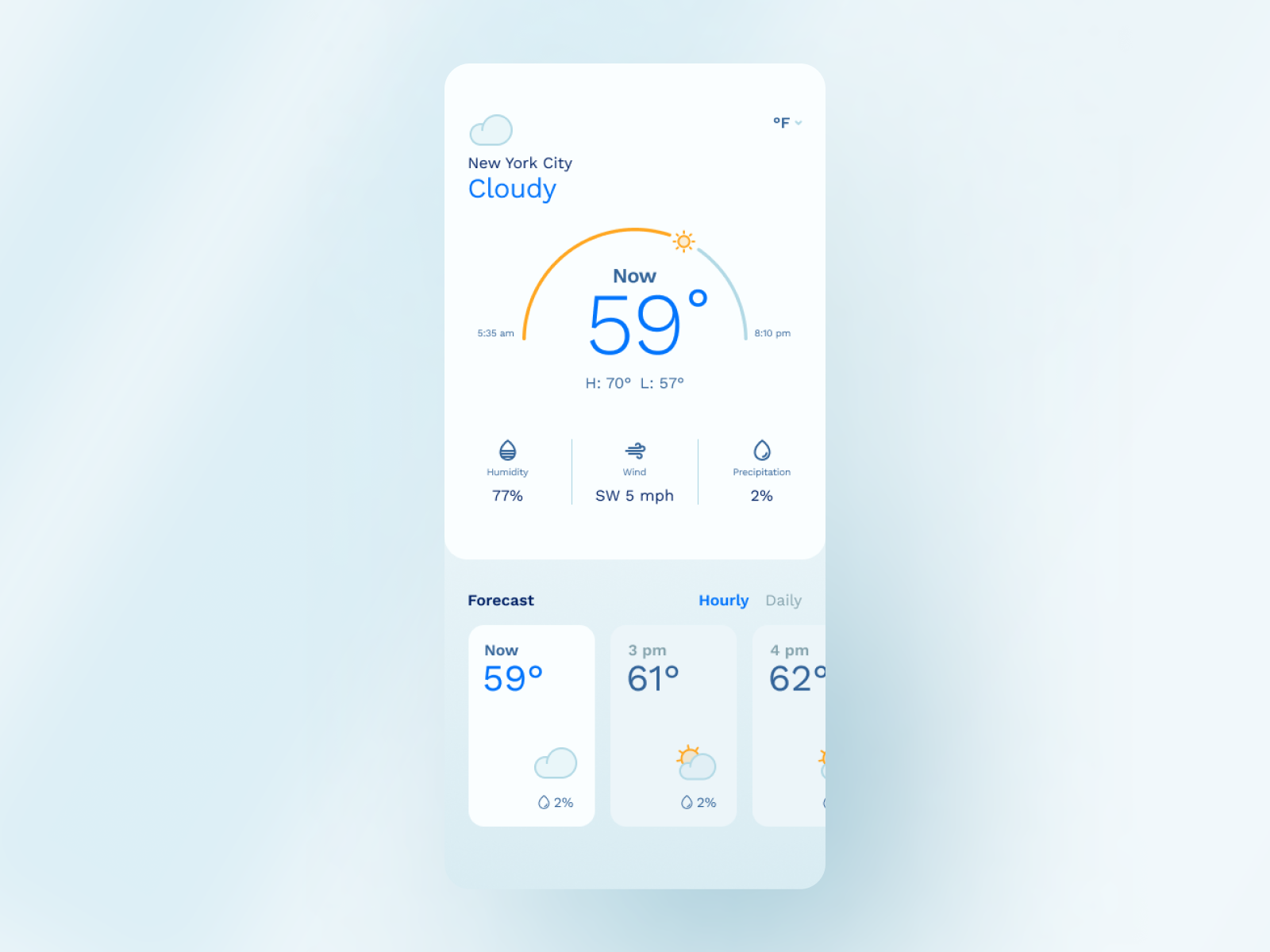Weather by Jun Hong Huang on Dribbble