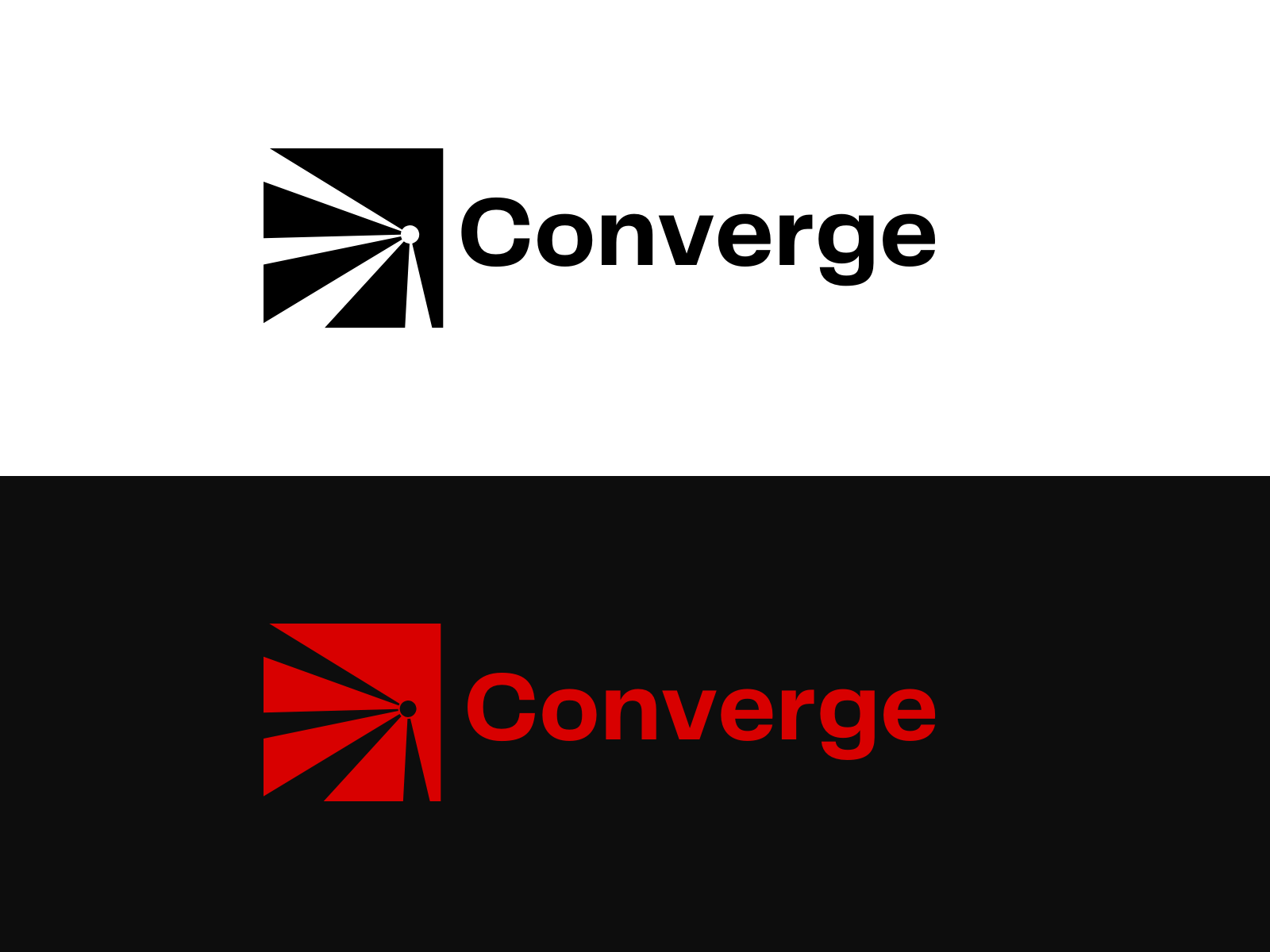 Converge Abstract Logo by Ahmad Altaf on Dribbble Converge Abstract Logo by Ahmad Altaf on Dribbble