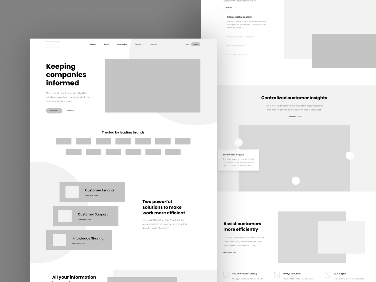 Wireframes by Corey Haggard for Mossio on Dribbble