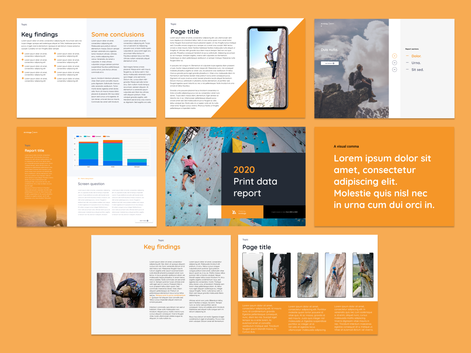 Print data report by Armitage on Dribbble