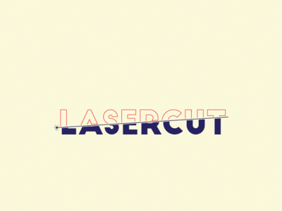 Lasercut Logo by Jahangir Ahmed on Dribbble