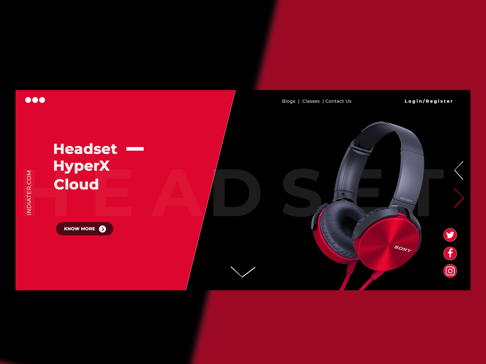 Headset Banner by Anmol on Dribbble