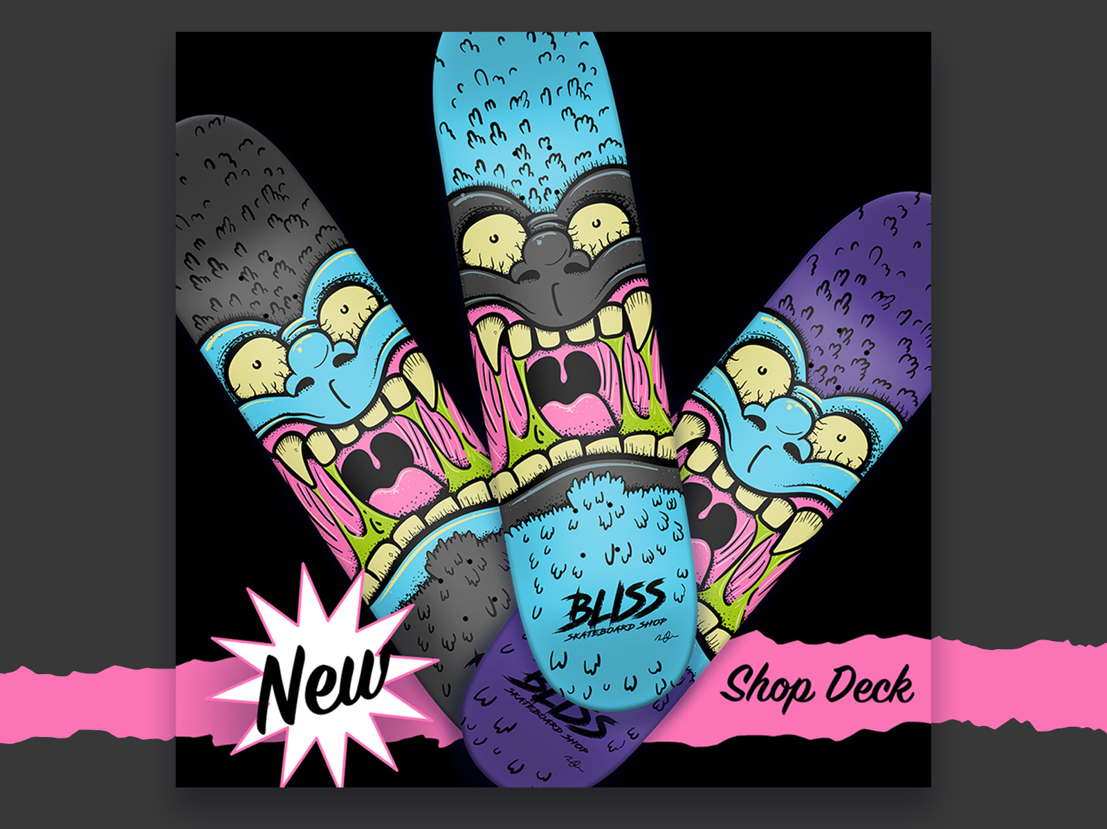 Skateboard Deck Design by Matt on Dribbble